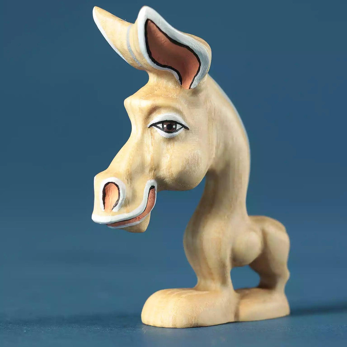 Wooden Donkey Toy - Cartoon Character for Toddlers– Noelino Toys