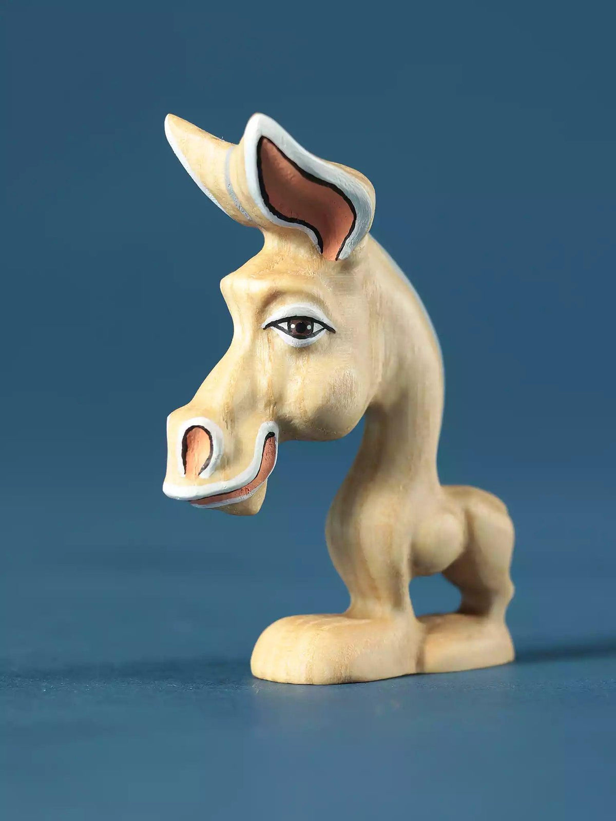Wooden Donkey Toy - Cartoon Character for Toddlers– Noelino Toys