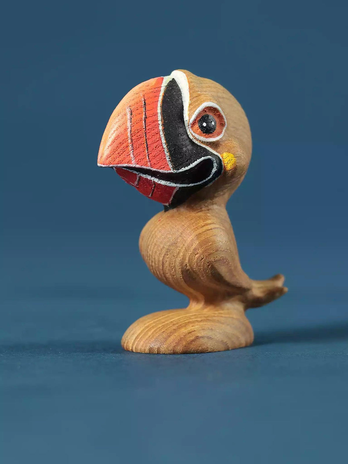 Wooden Puffin Bird Toy - Cartoon Character for Toddlers– Noelino Toys