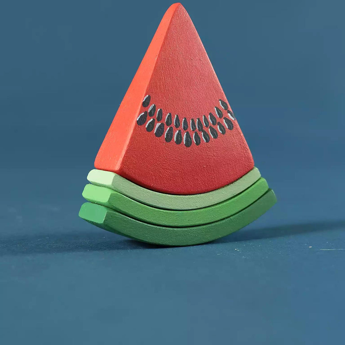 Wooden Watermelon Educational Stacking Fruit Toy– Noelino Toys